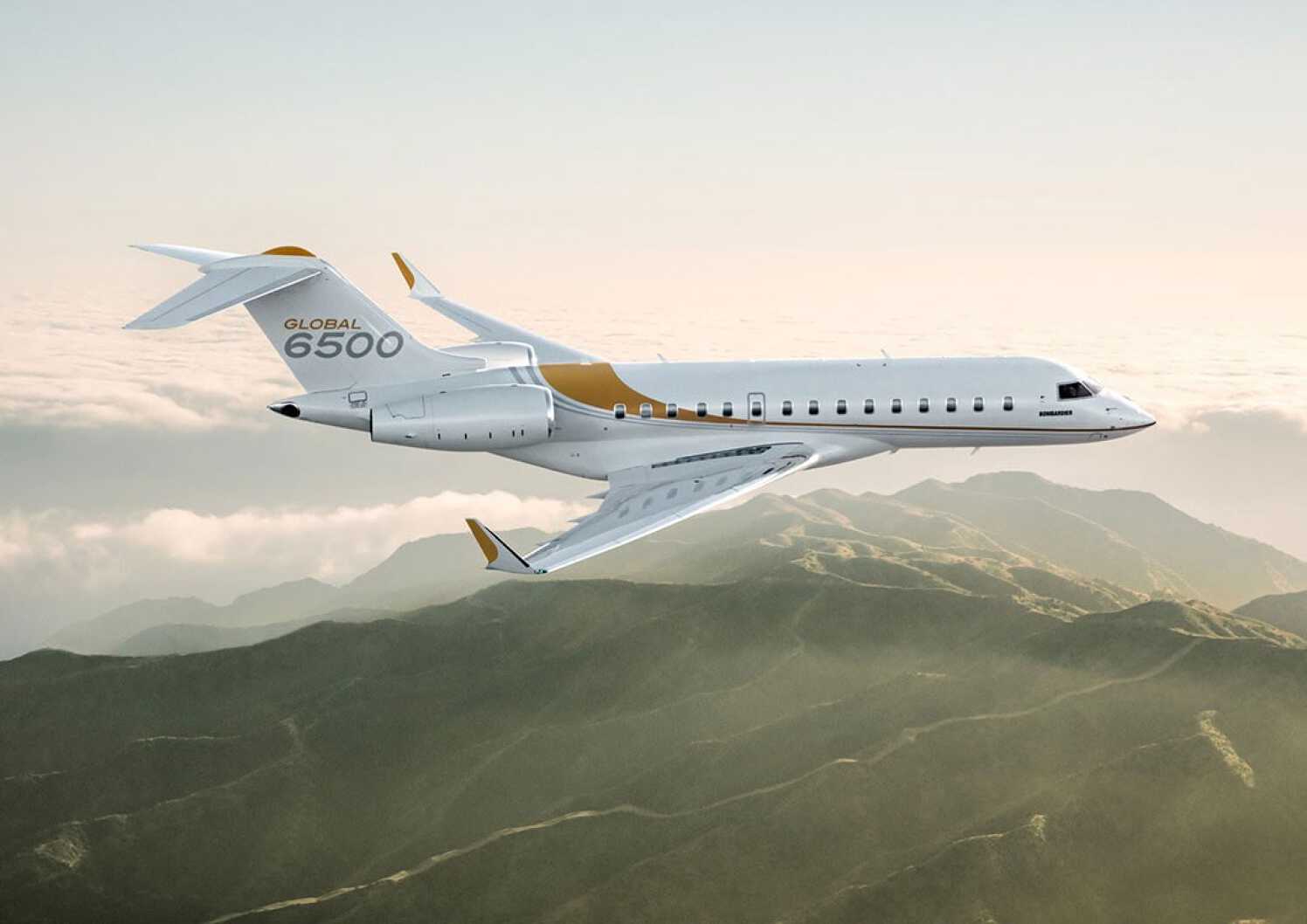 Charter a Bombardier Global 6500 Long Range Jet