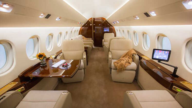 Charter a Dassault Falcon 2000EX Large Jet