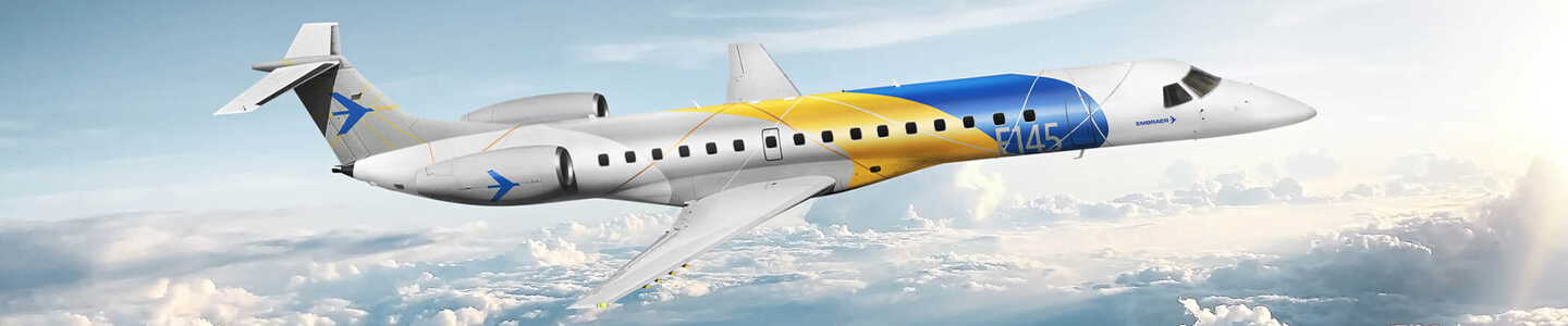 Charter a Embraer ERJ 145 Regional Airliner