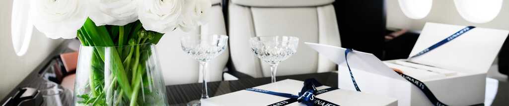 A private jet catering menu tailored to your needs